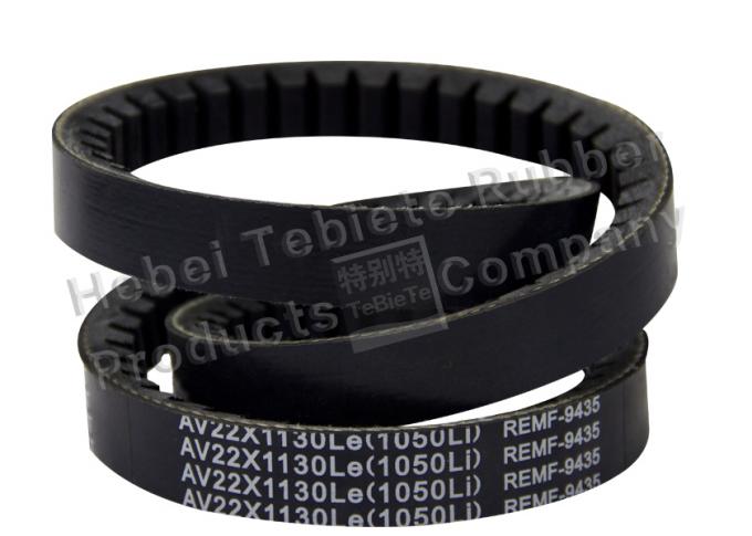 Custom Cogged V Belt / Adjustable Fan Belt Non - Slipping Feature